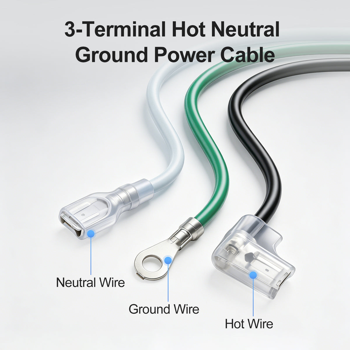 LCDI Power Cord Plug for A/C Air Conditioner 120VAC 15Amp 1800W 60Hz