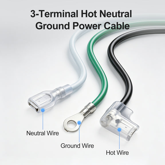 LCDI Power Cord Plug for A/C Air Conditioner 120VAC 15Amp 1800W 60Hz