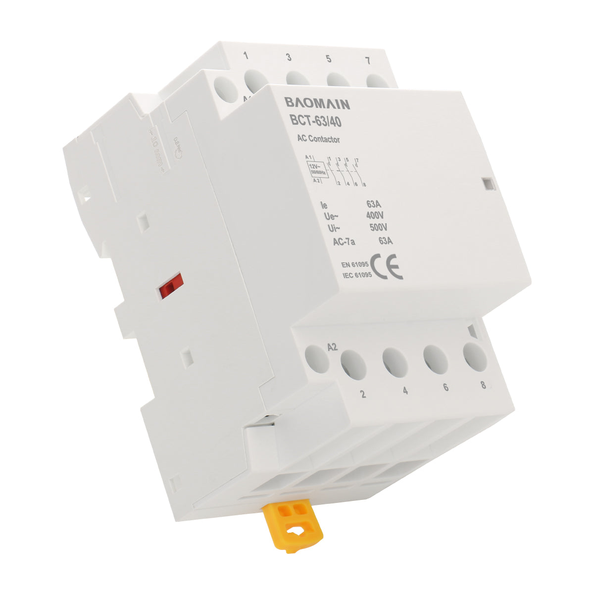 Baomain AC Contactor HC1-63 110V 63A 2 Pole NO Universal Circuit Control – BAOMAIN