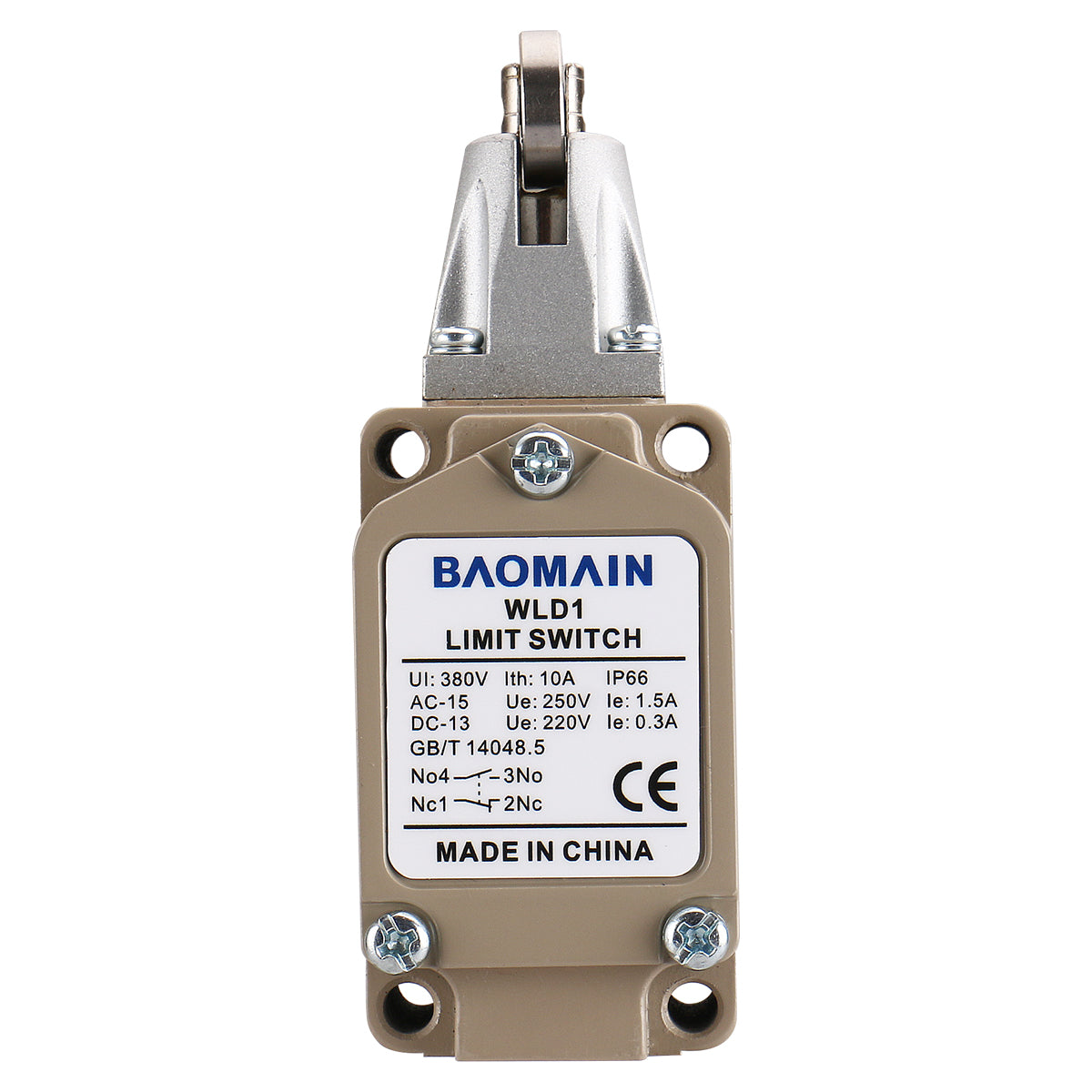 Baomain Limit Switch WLD1 Cross Roller Plunger Momentary 380V 10A – BAOMAIN
