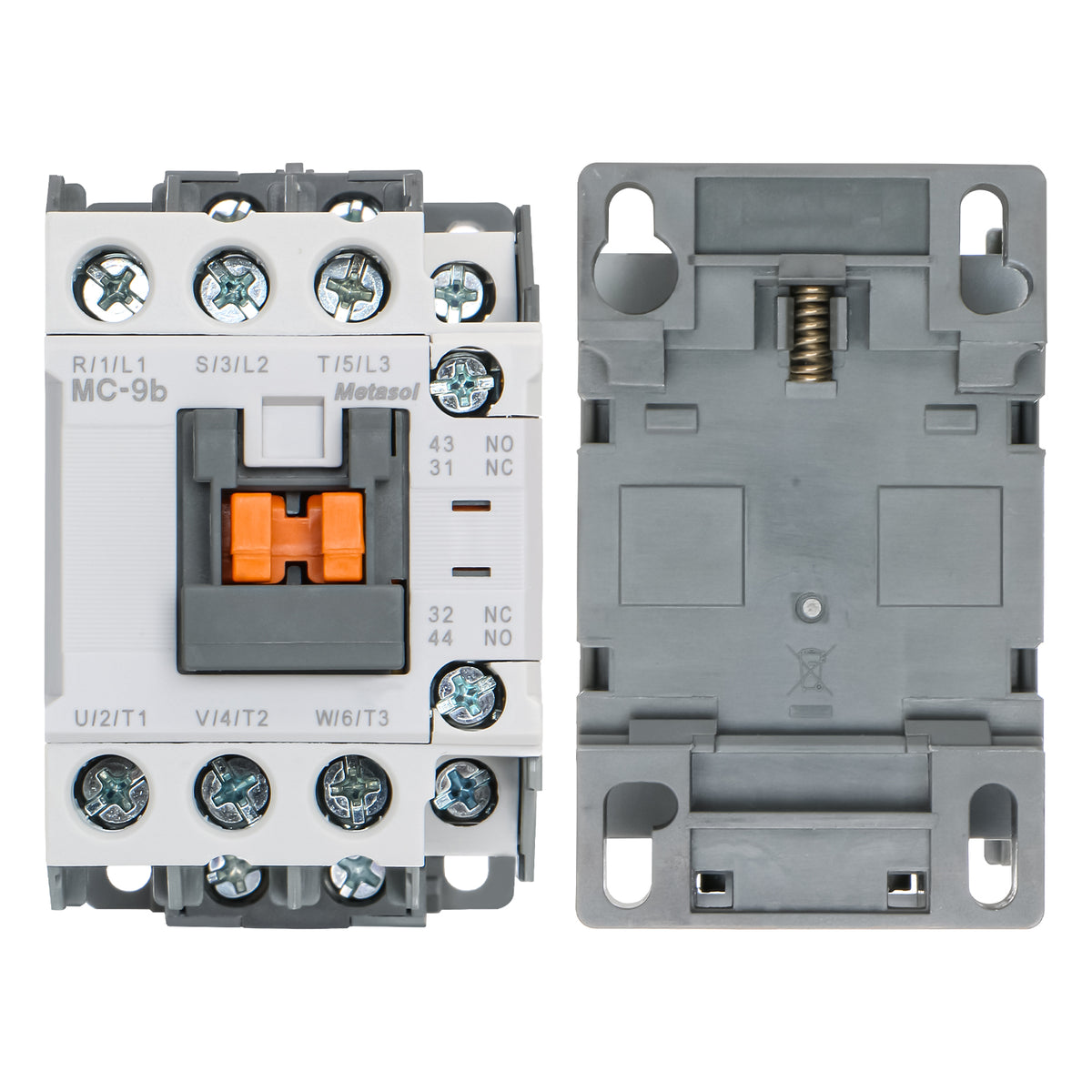 MEC Magnetic AC Contactors MC-9b 110VAC 50/60Hz 1a1b DIN Rail UL – BAOMAIN