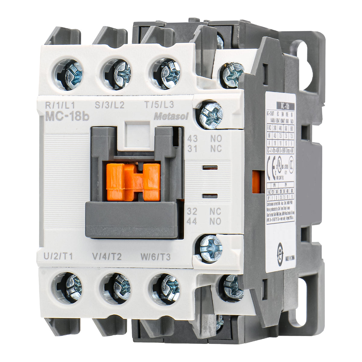Baomain Magnetic AC Contactor MC-18b MEC 110VAC 18A 50/60Hz 1a1b DIN R ...