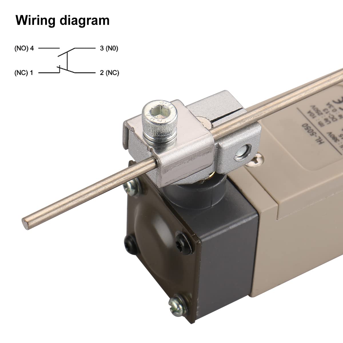 Baomain HL-5050(TZ-1107) Adjustable Rod Lever Momentary Limit Switch ...