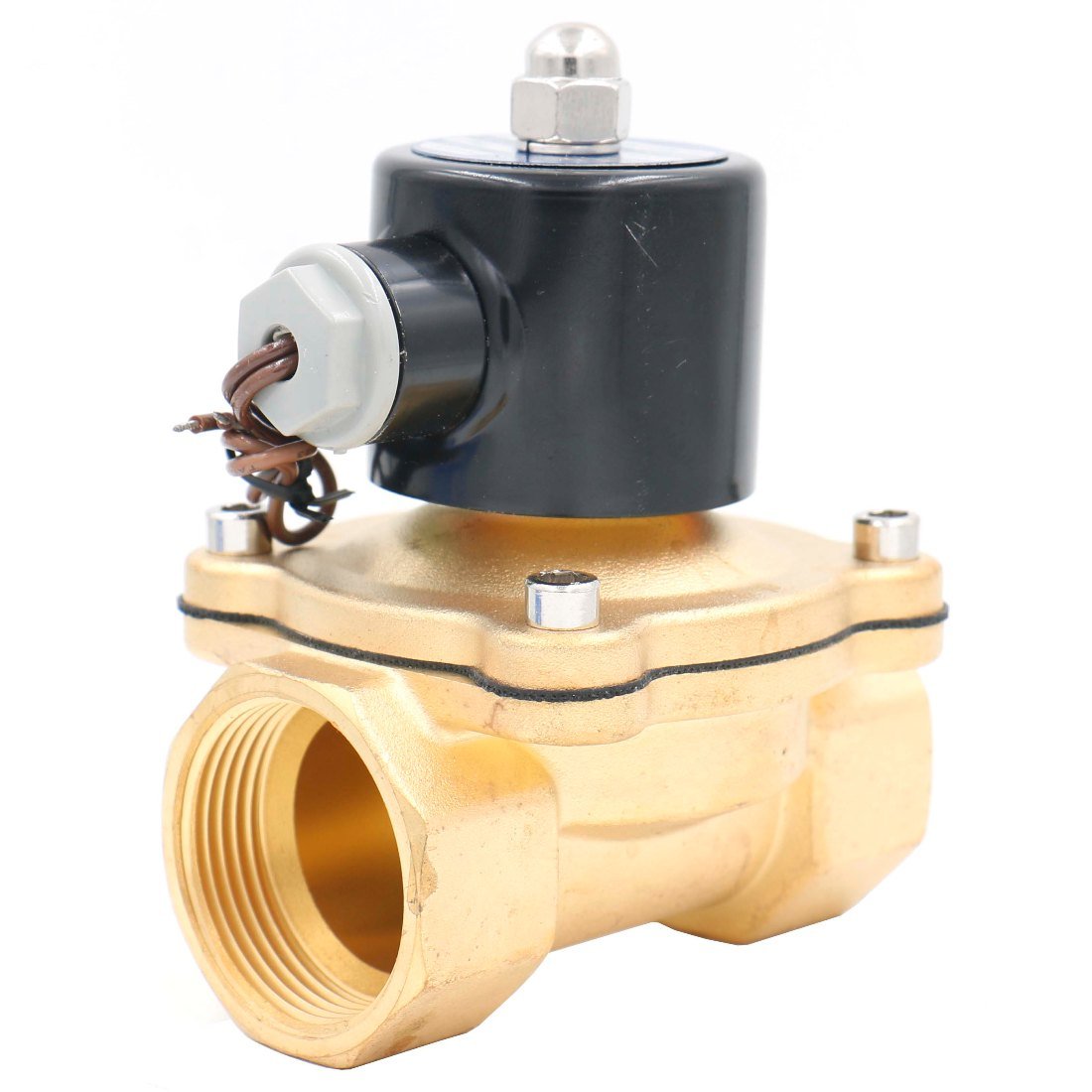 1 Inch Electric Valve 1 Inch DC 12V Electric Solenoid Valve - Stainless ...