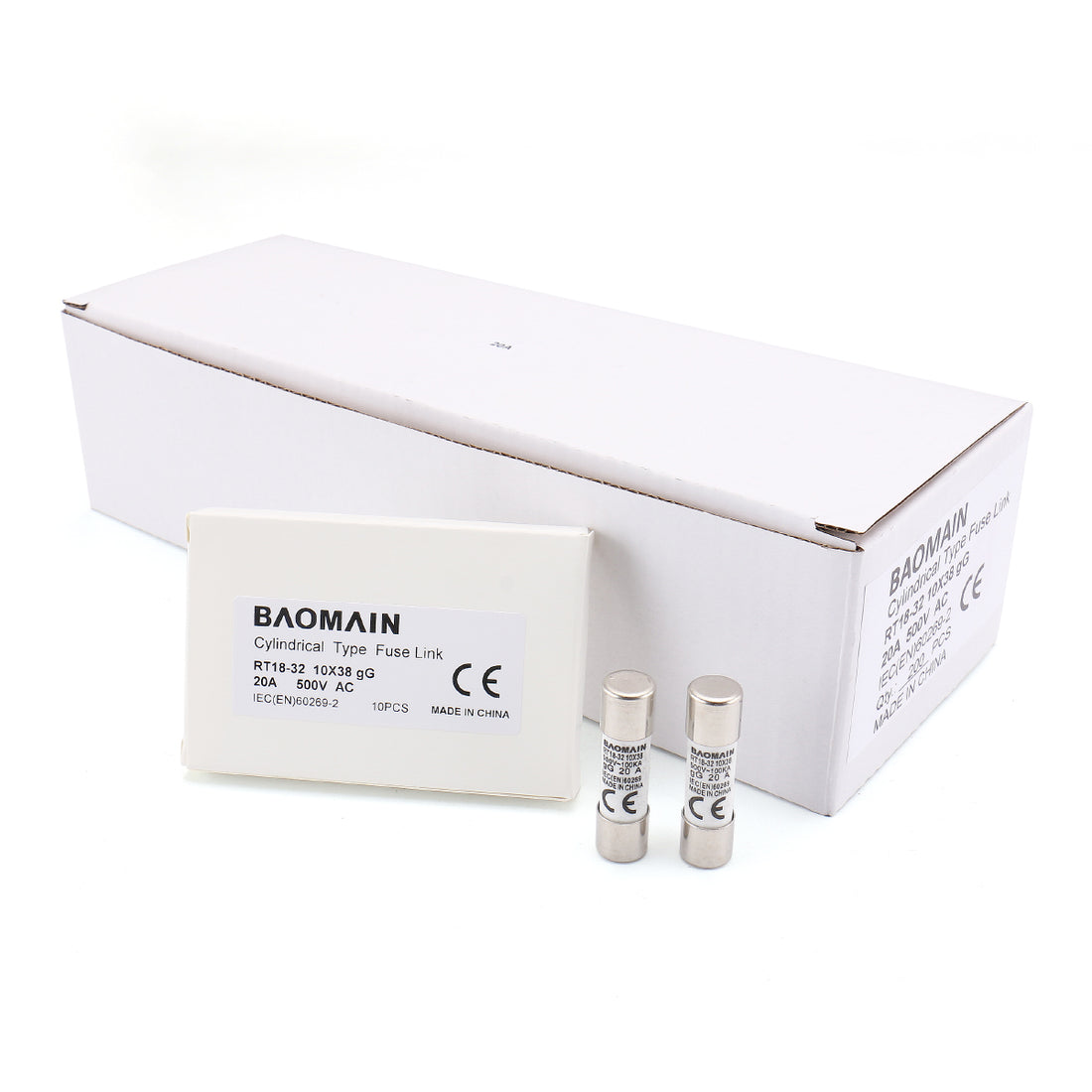 Fuse Link RT18-32 (RT14 RT18 R015) Cylindrical Ceramic Tube 10x38mm ...