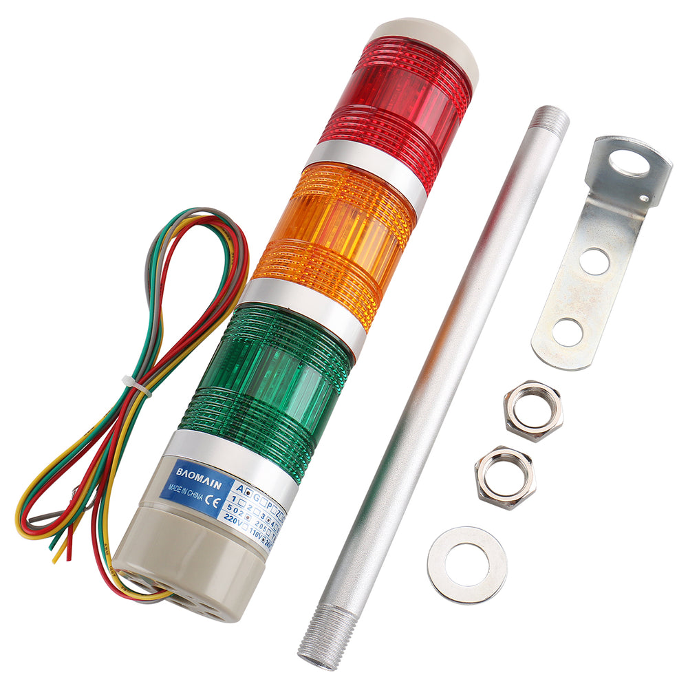 Industrial Signal Light Column Continuous Warning Light Red Green Yellow